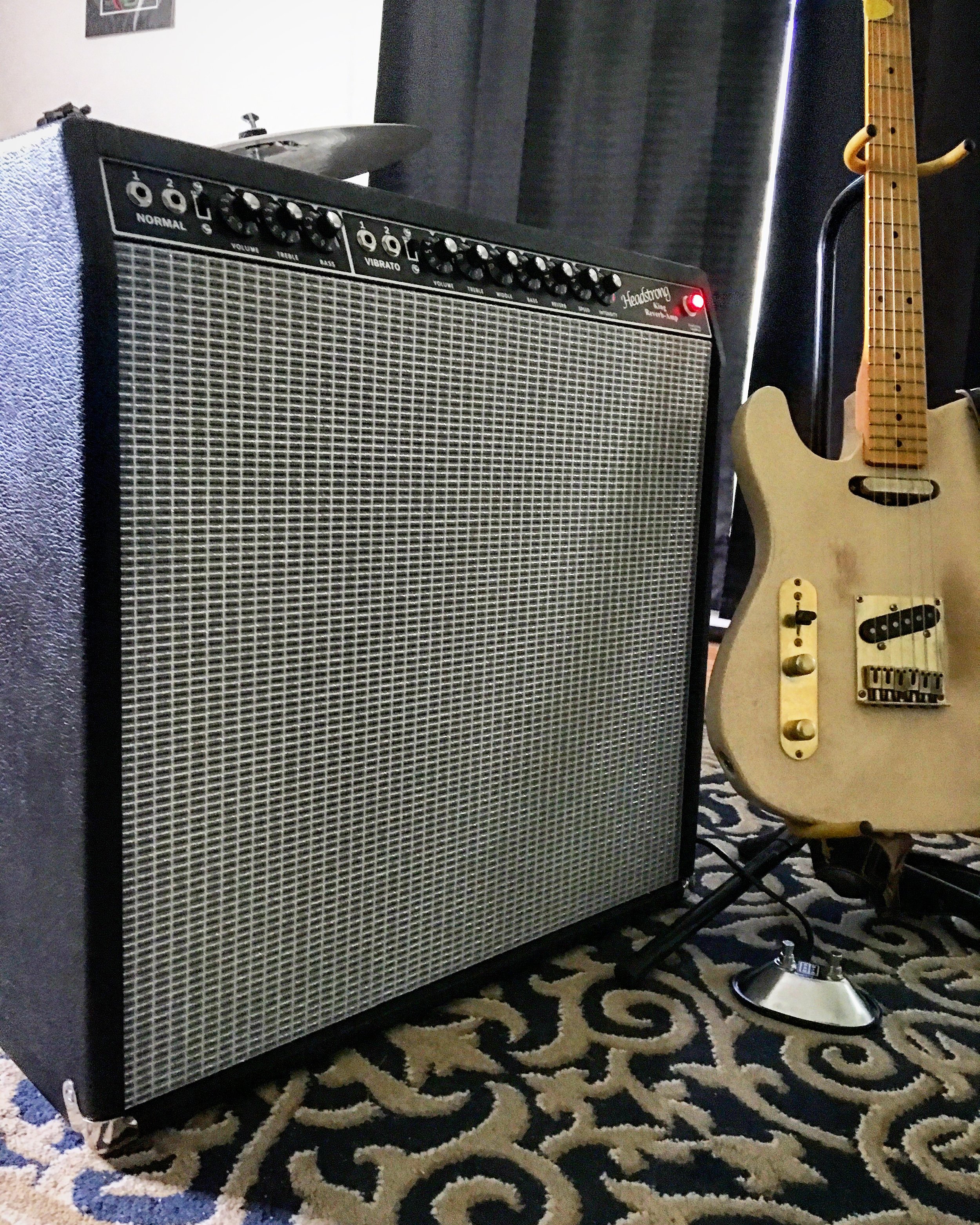 King Reverb Amp hand wired point to point replica clone of Blackface ...