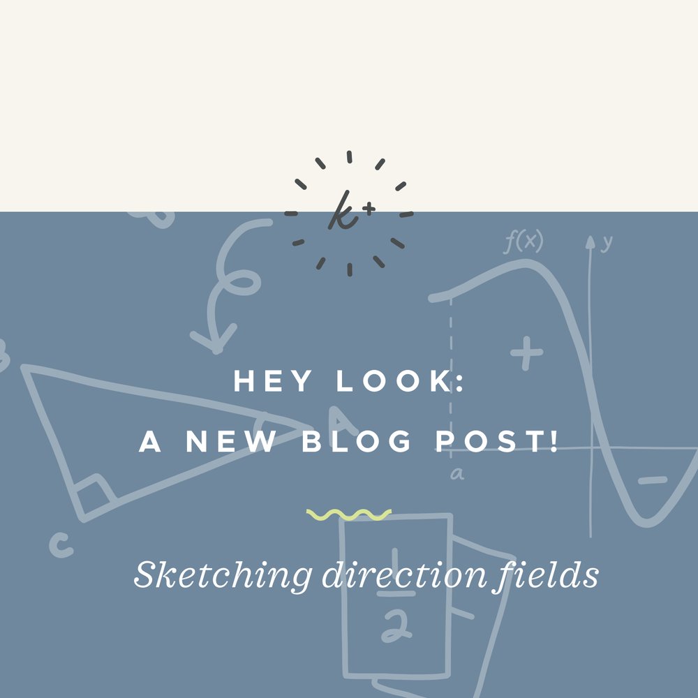 How to sketch direction fields — Krista King Math | Online math help