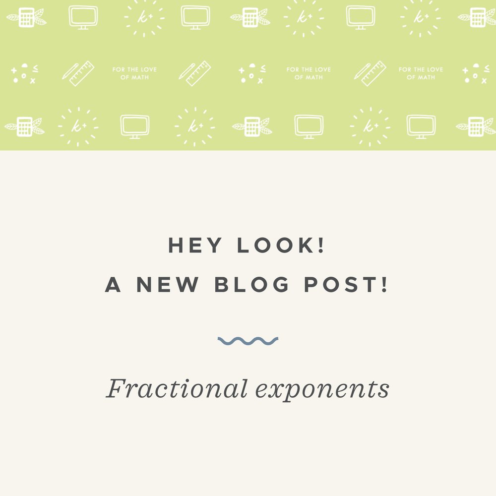 Dealing with fractional exponents — Krista King Math | Online math help