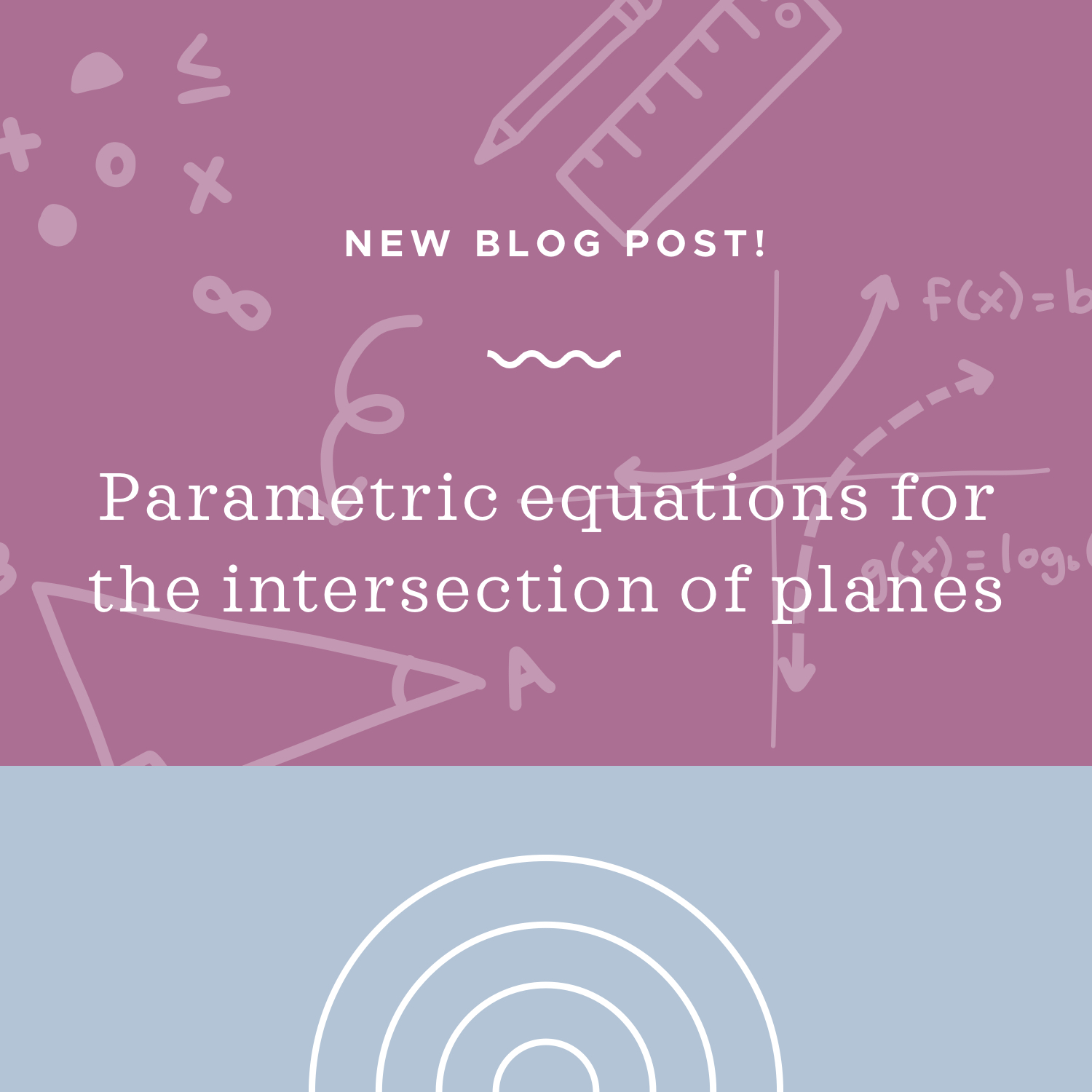 Parametric equations for the intersection of planes — Krista King Math | Online math help