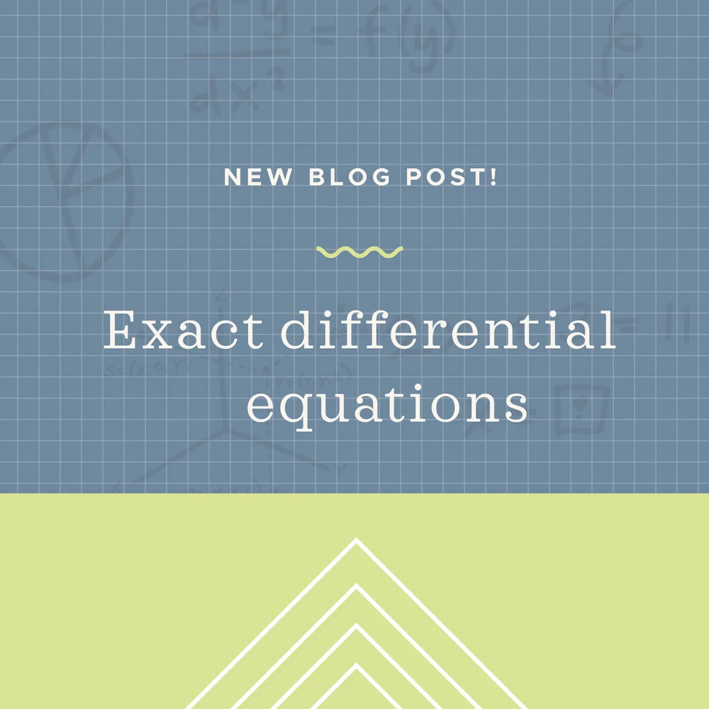 How to find the solution to an exact differential equation — Krista ...