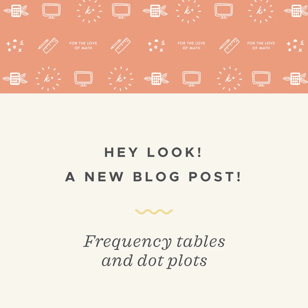 Displaying data in frequency tables and dot plots — Krista King Math ...