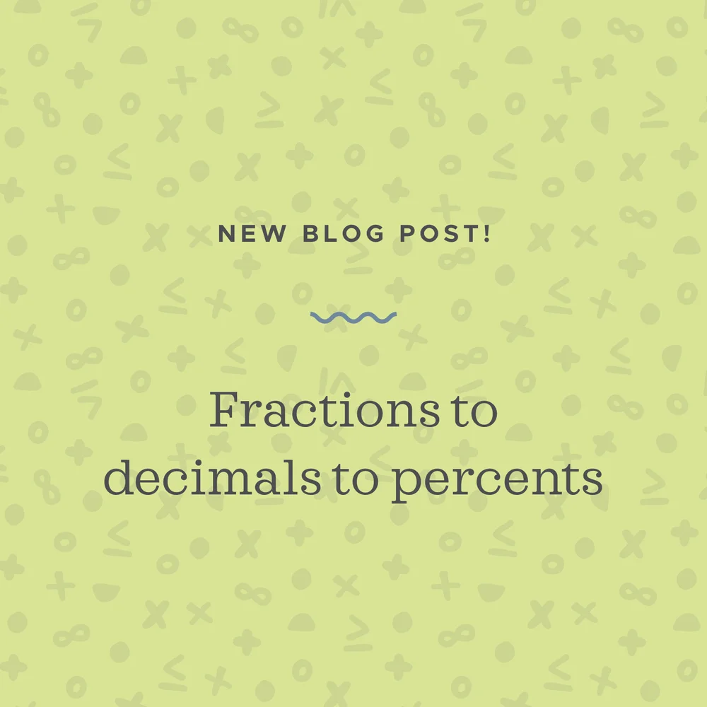 Converting between fractions, decimals, and percents — Krista King Math ...