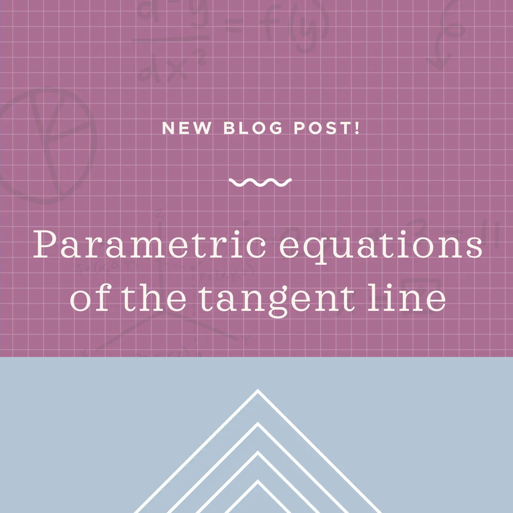 Parametric equations of the tangent line to the vector function — Krista King Math | Online math ...