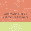 The alternating series estimation theorem to estimate the value of the ...