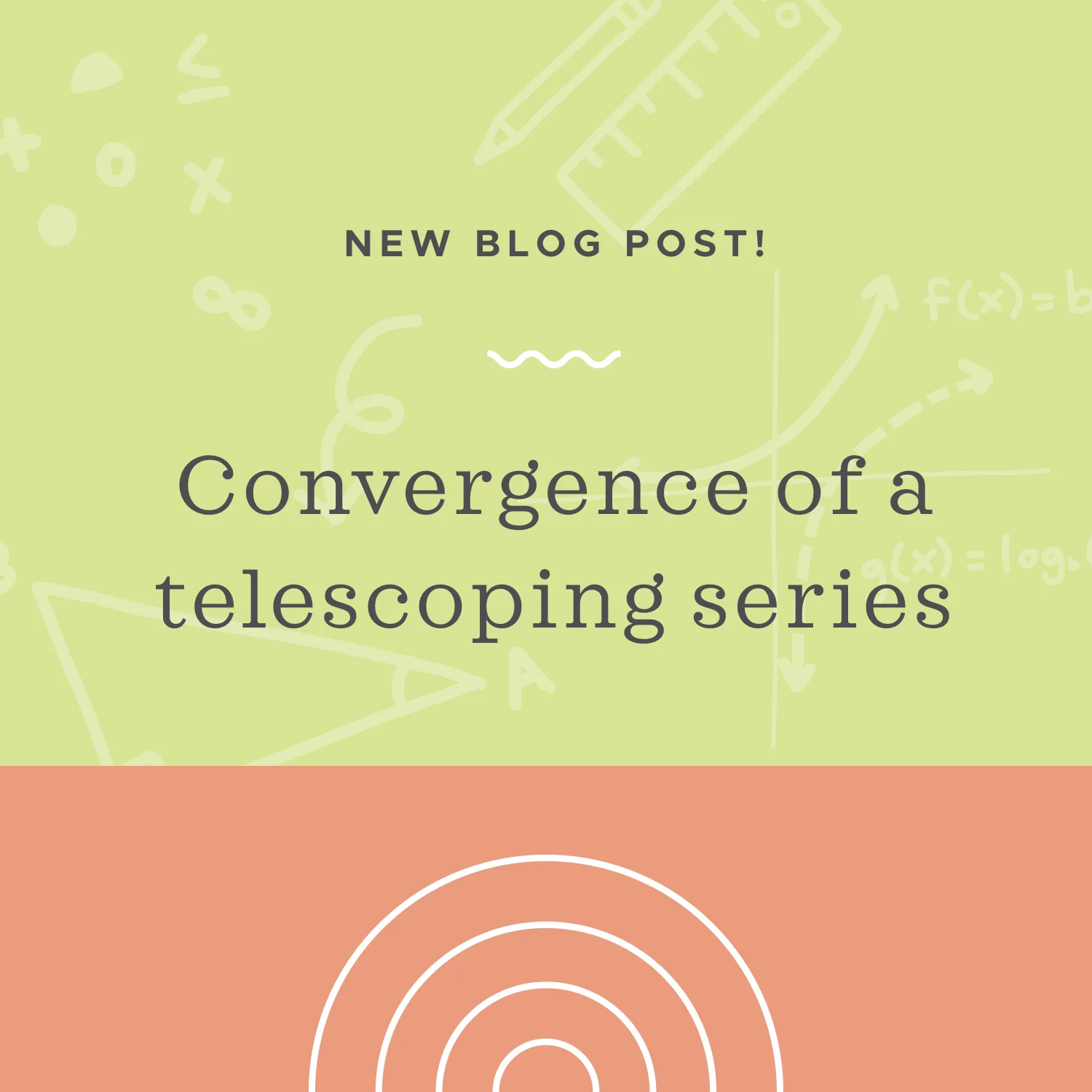 Convergence of a telescoping series — Krista King Math | Online math help