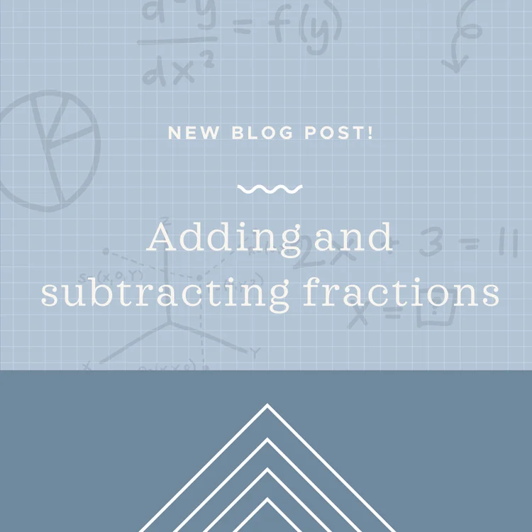 Adding and subtracting fractions by finding a common denominator ...