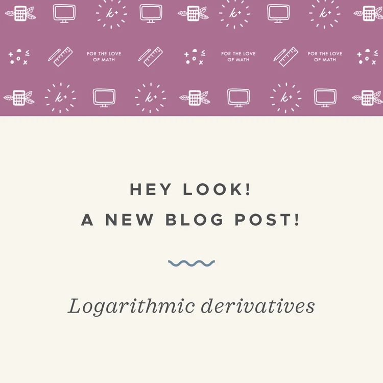 Finding derivatives of logs and natural logs — Krista King Math ...