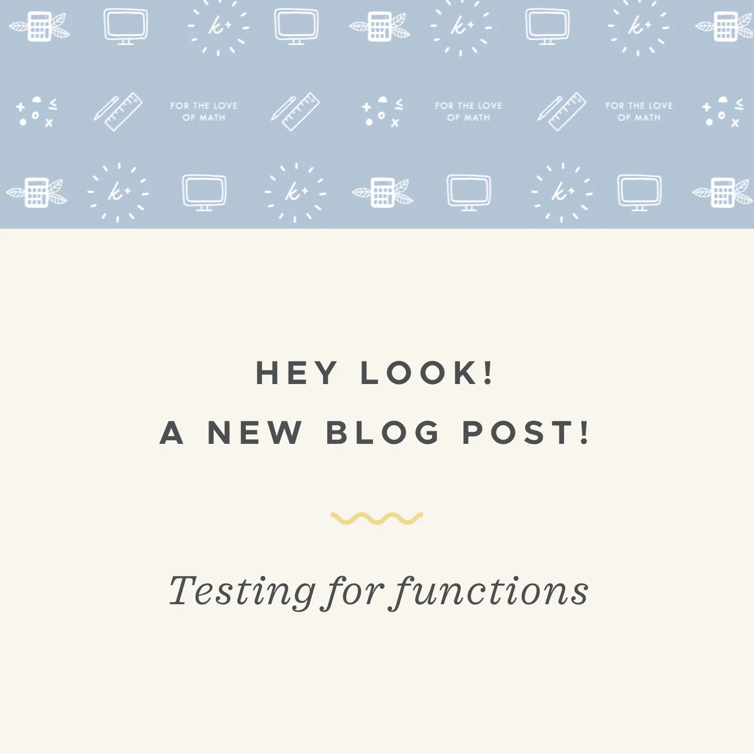 How to identify functions, plus how to use the Vertical Line Test ...