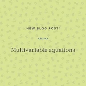 How to solve multivariable equations for one variable in terms of the ...