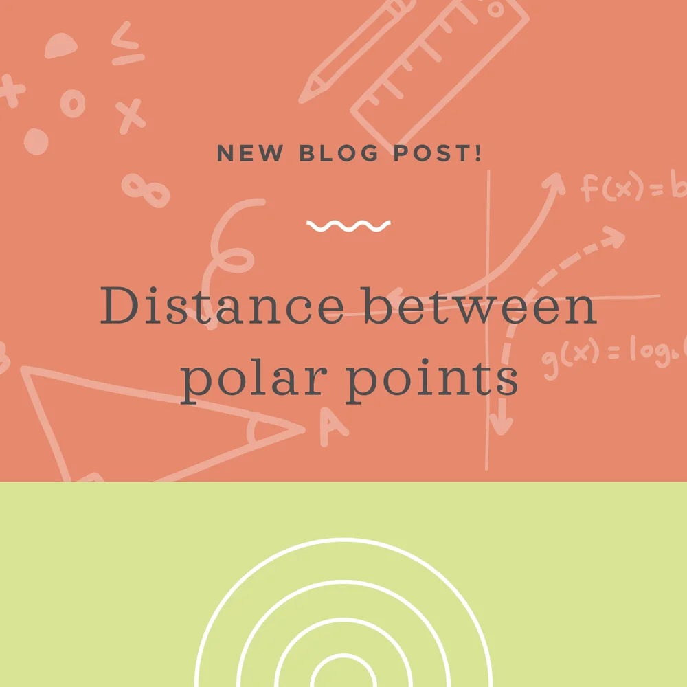 Finding the distance between two polar coordinates — Krista King Math ...
