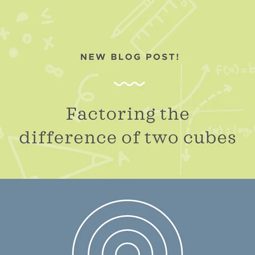 How to factor the difference of cubes — Krista King Math | Online math help