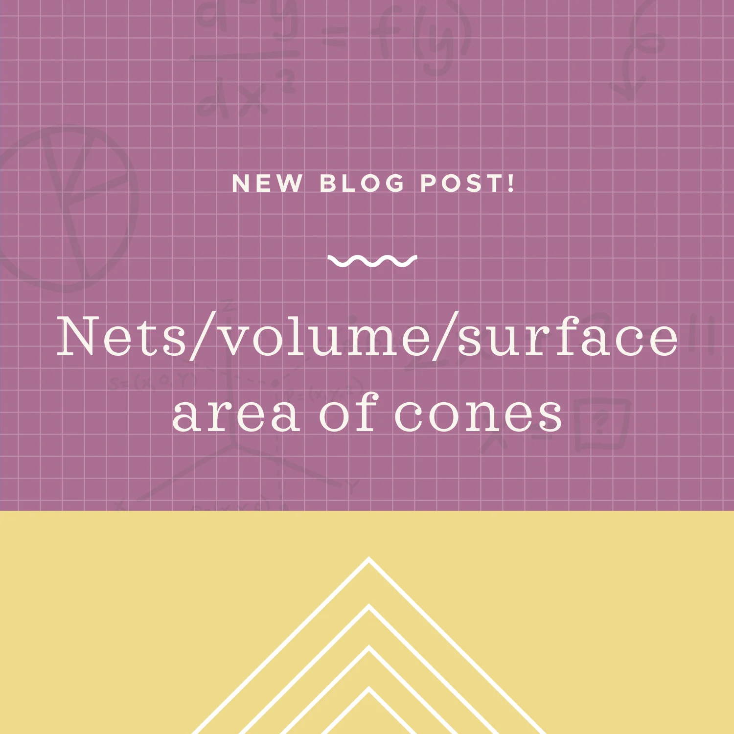 Nets, volume, and surface area for circular cones — Krista King Math ...