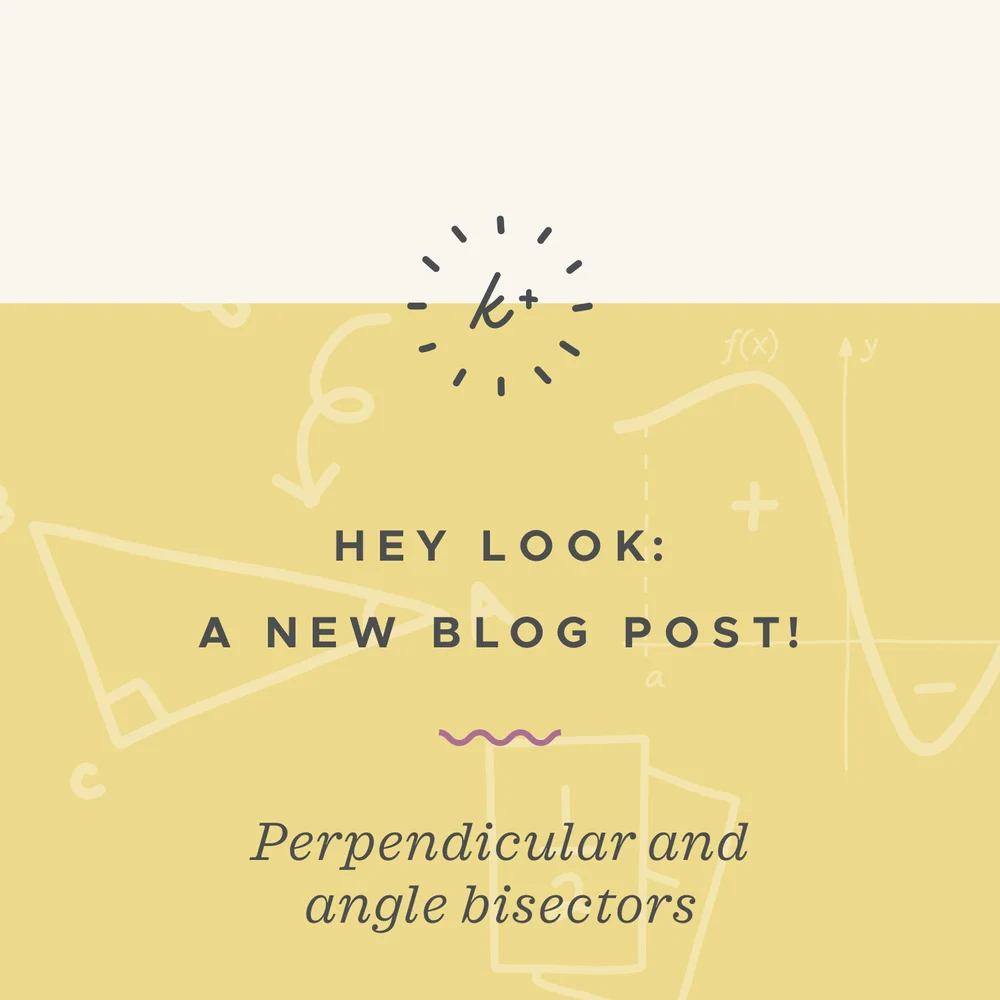 Perpendicular and angle bisectors — Krista King Math | Online math help