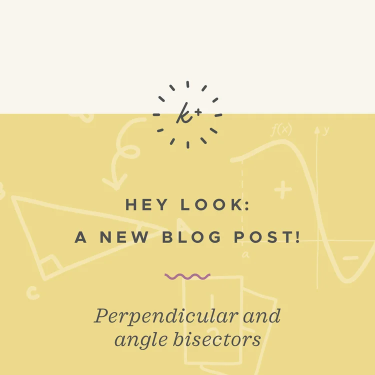 Perpendicular and angle bisectors — Krista King Math | Online math help
