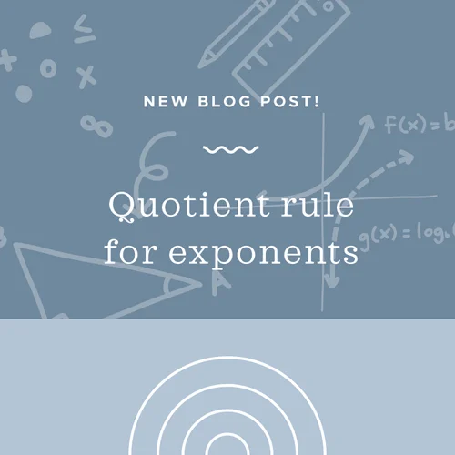 Simplify Expression Quotient Rule