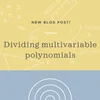 How to do polynomial long division with multivariable polynomials ...
