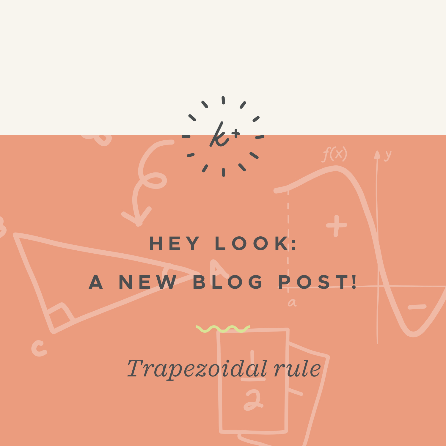 Trapezoidal rule to estimate area under the curve — Krista King Math ...