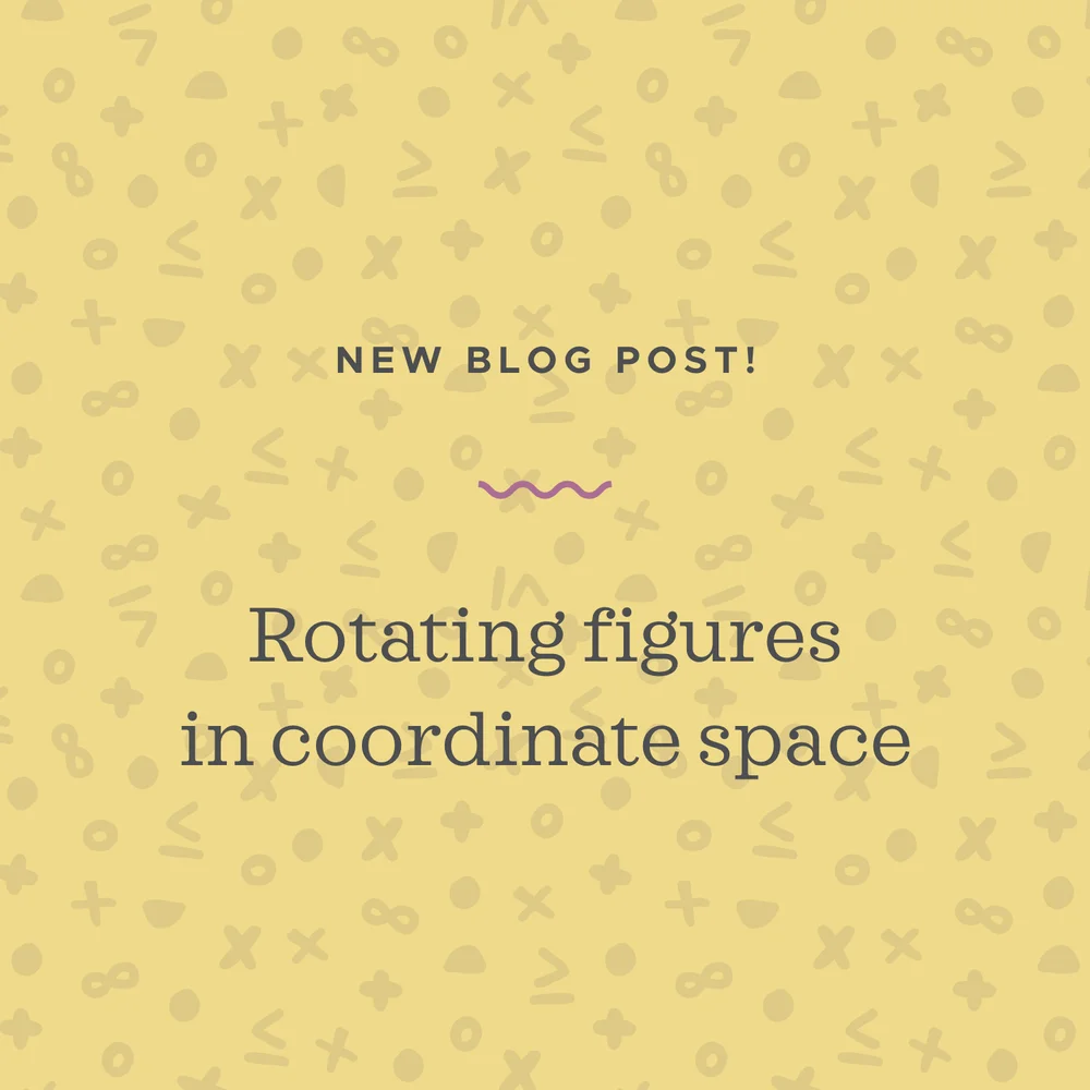 How to rotate figures in coordinate space around a given rotation point ...