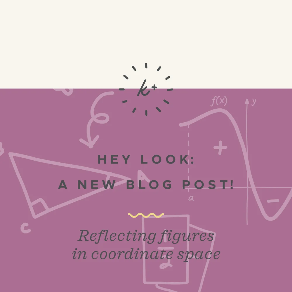 Reflecting figures in coordinate space — Krista King Math | Online math ...