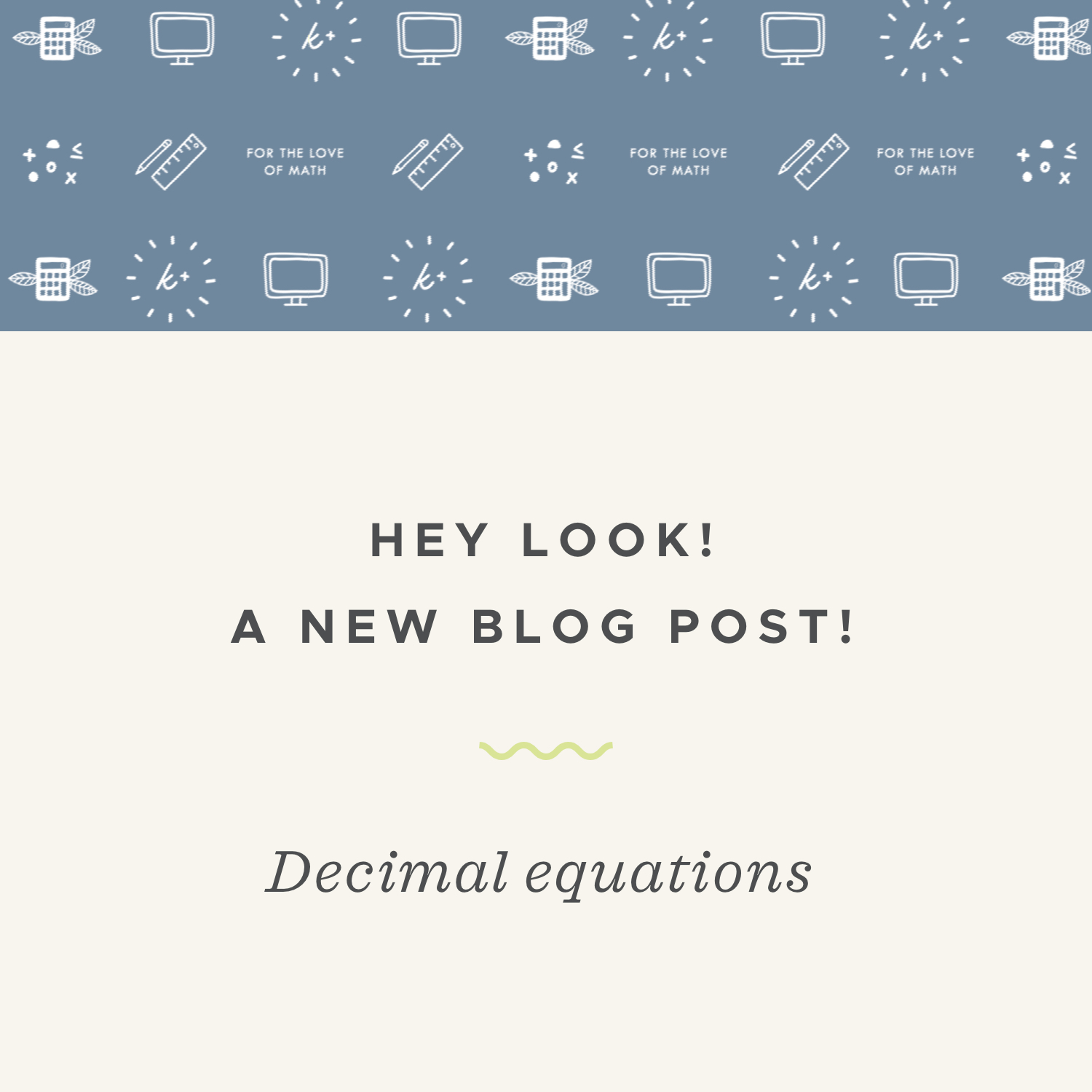 How to solve equations that include decimal numbers — Krista King Math ...