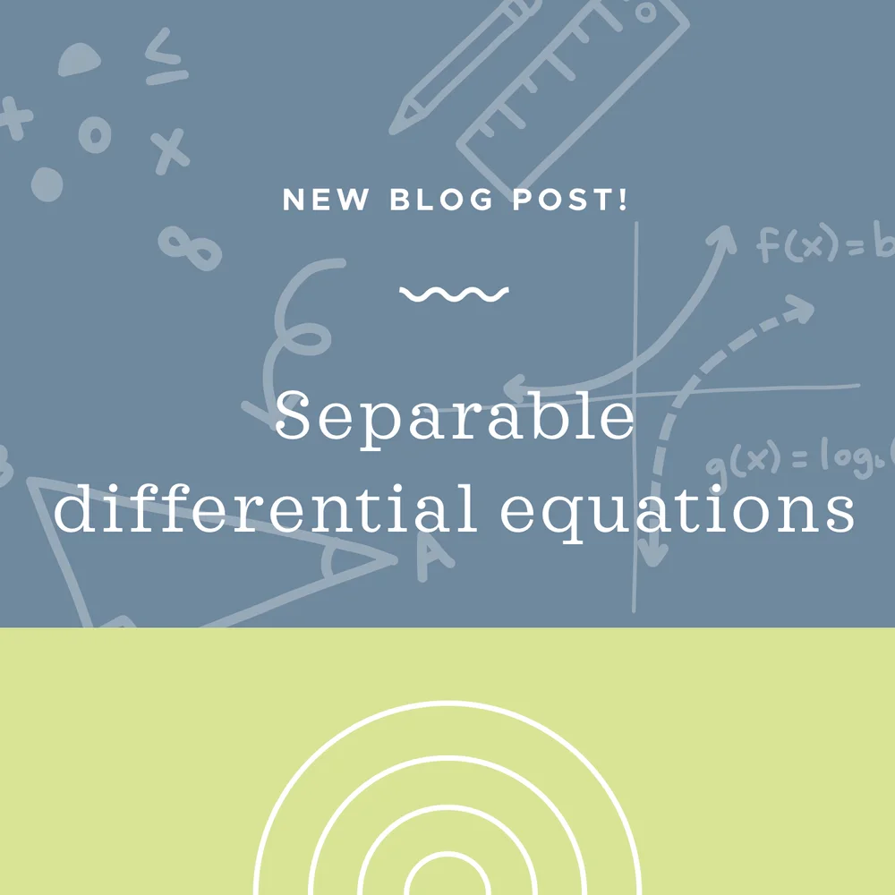 Solving Separable Differential Equations — Krista King Math Online