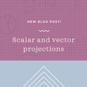 How to find the scalar and vector projections of one vector onto ...