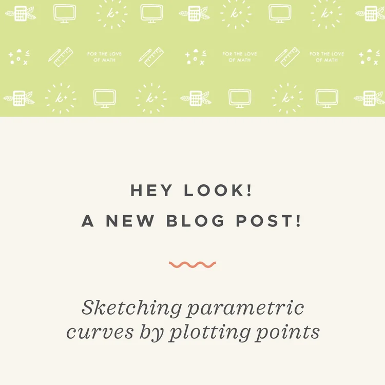 Sketching parametric curves by plotting points — Krista King Math ...