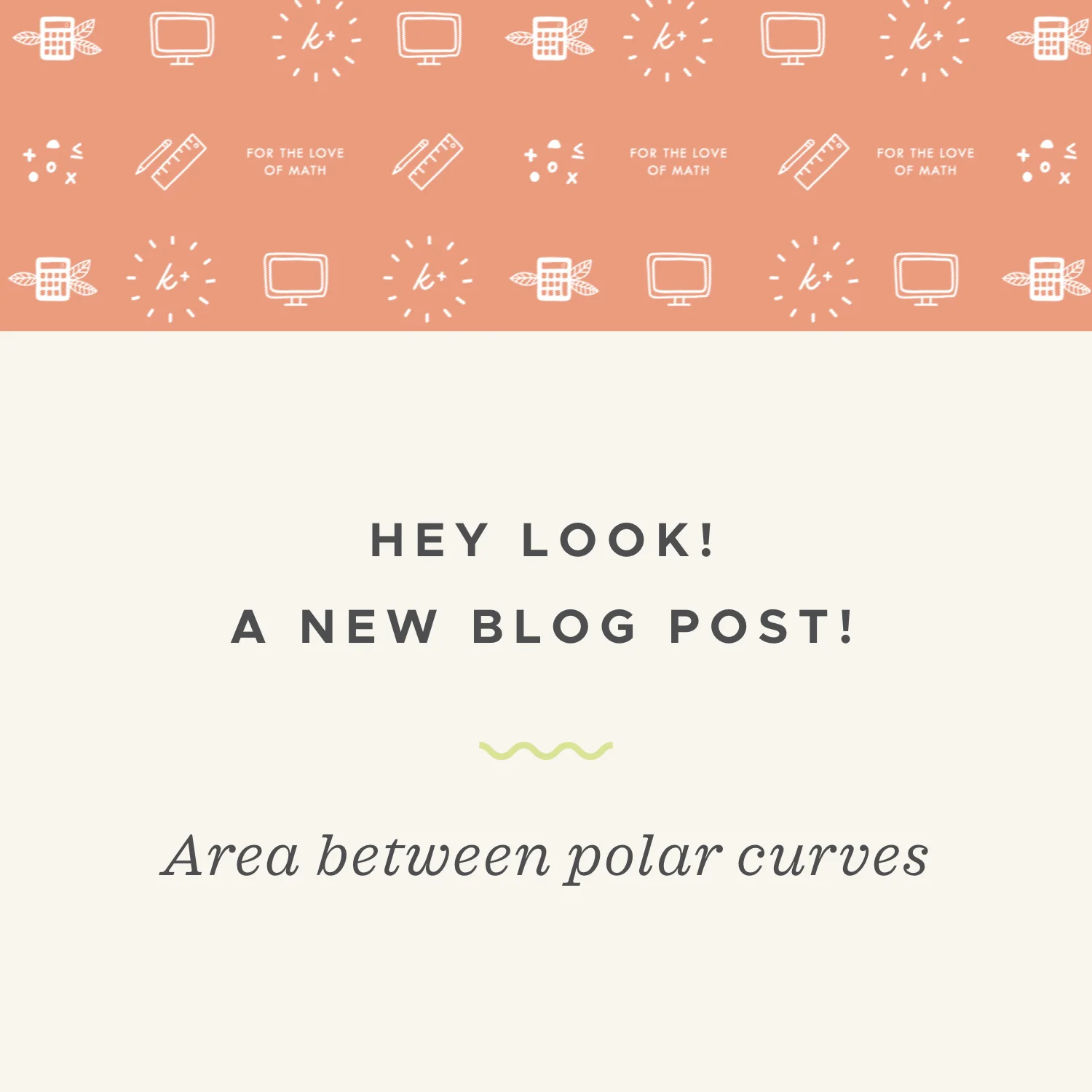 Calculating the area between polar curves — Krista King Math | Online math help