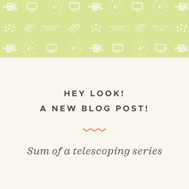 How to find the sum of a telescoping series — Krista King Math | Online ...