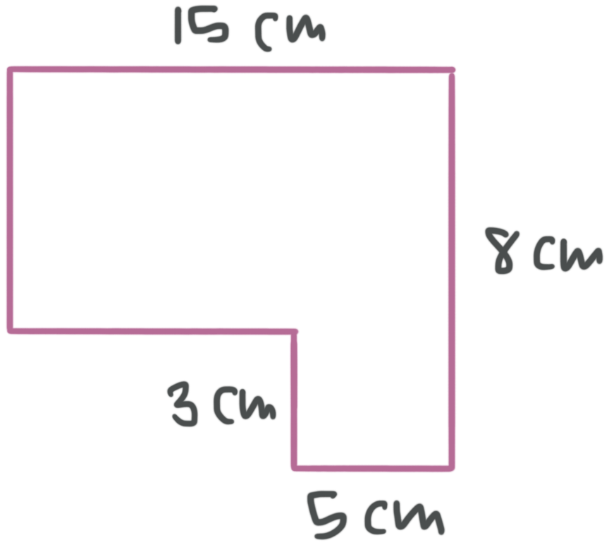 Finding the area of a composite of rectangles using sums and ... Finding the area of a composite of rectangles using sums and ...