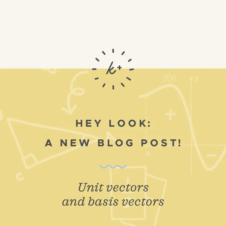 How to find unit vectors and basis vectors — Krista King Math | Online ...
