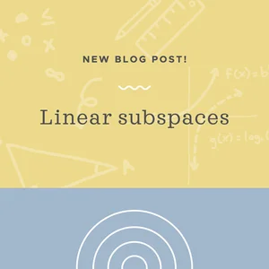 Definition of a linear subspace, with several examples — Krista King ...