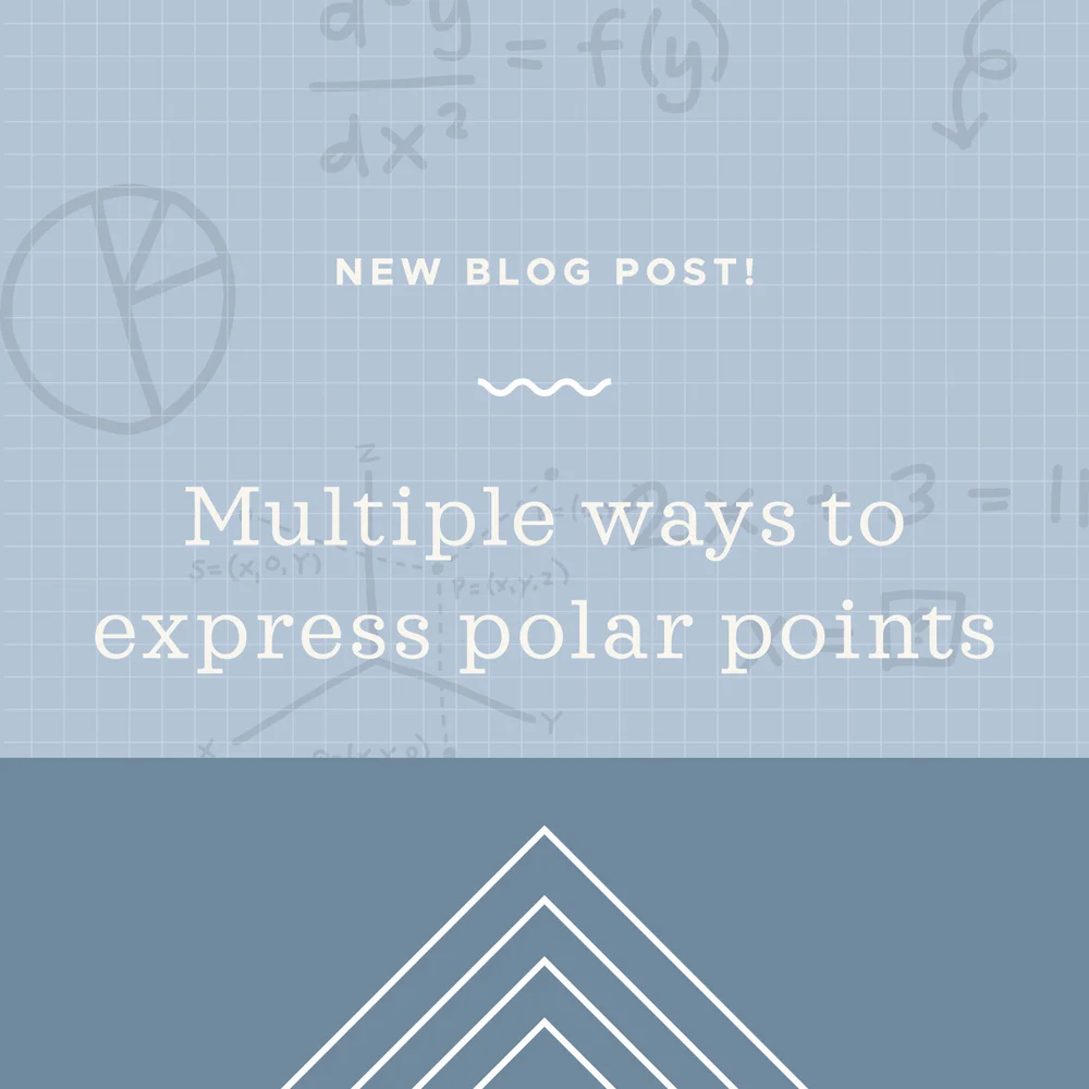 How to express polar points multiple ways by changing the values of r ...