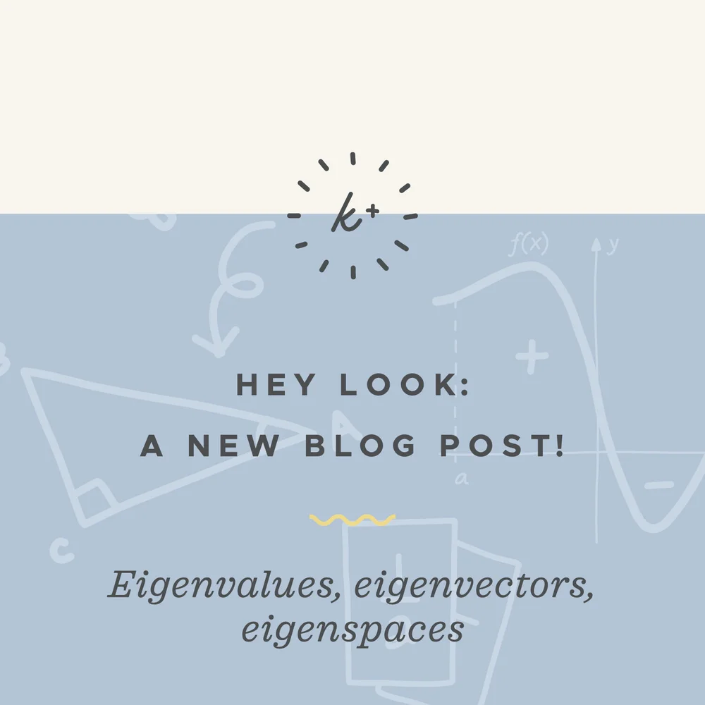 How to find eigenvalues, eigenvectors, and eigenspaces — Krista King ...