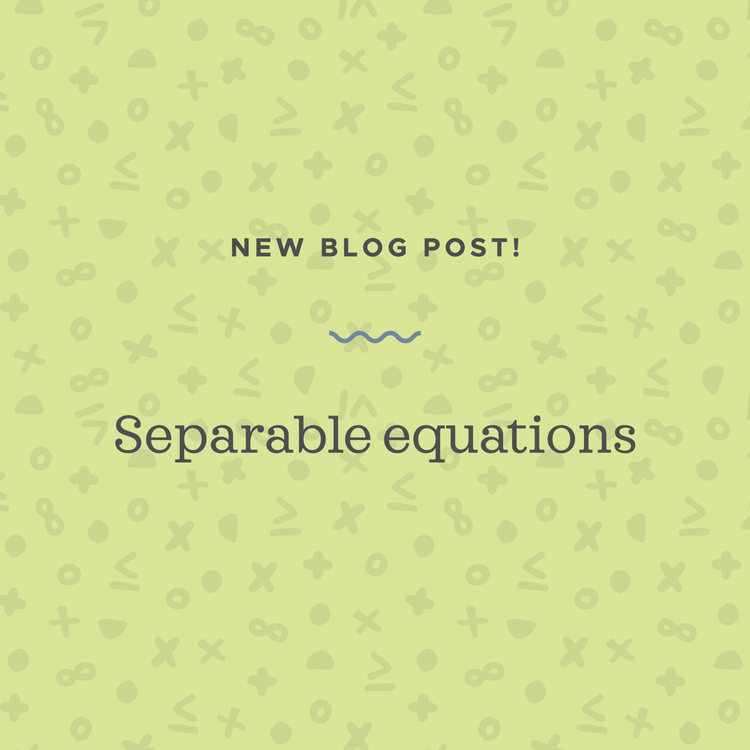 Solving separable differential equations — Krista King Math | Online math help