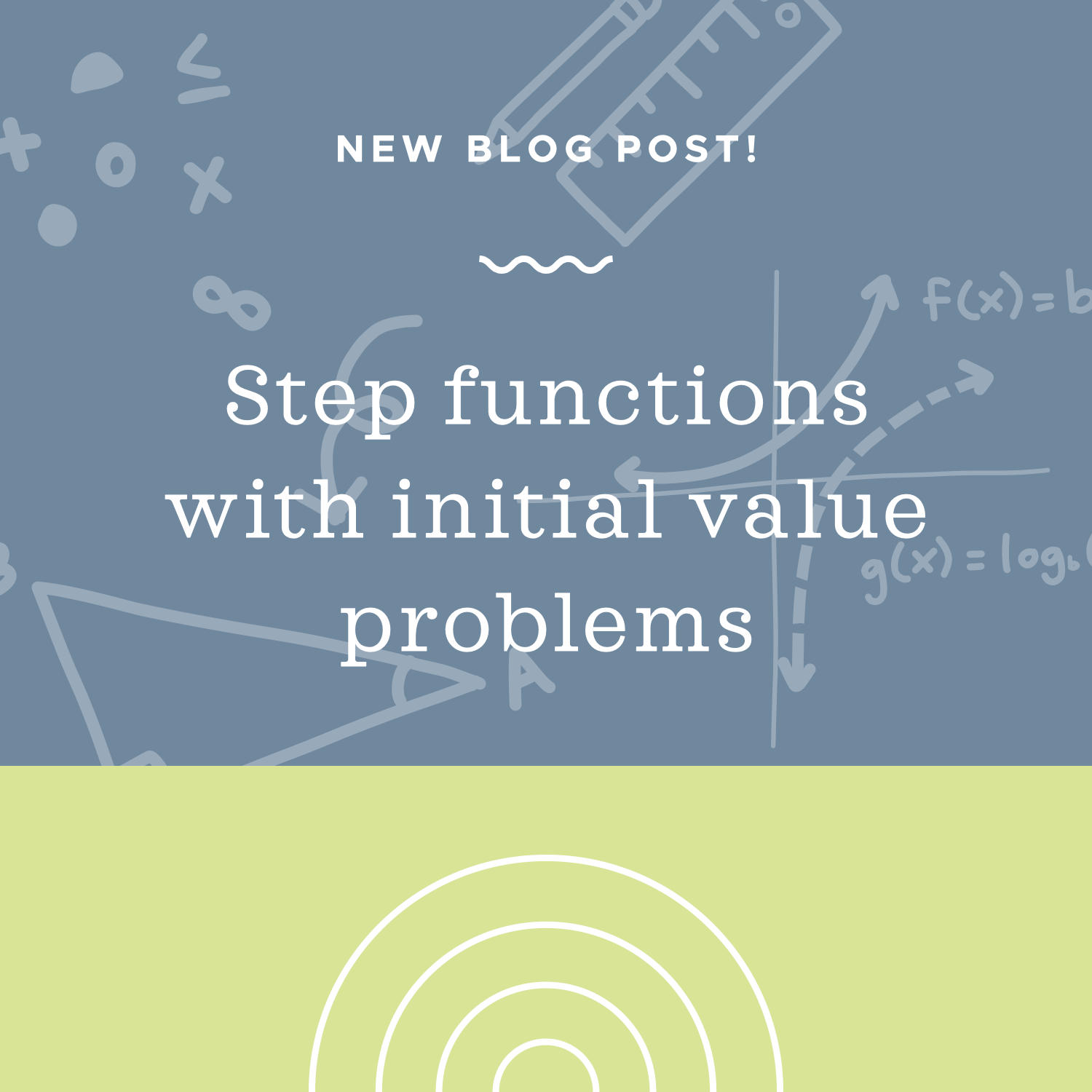 Solving differential equation initial value problems with step ...