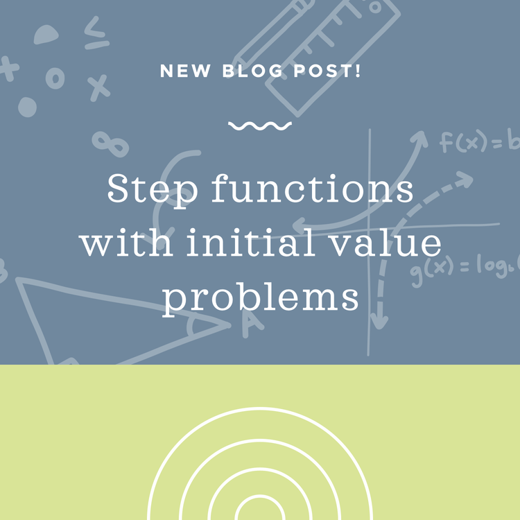 Solving differential equation initial value problems with step ...
