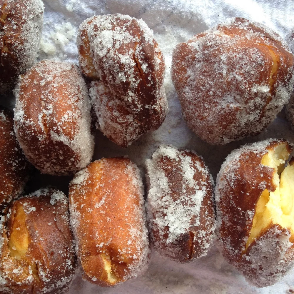 Chilli Chocolate Custard Doughnuts — Sophie Likes Cake