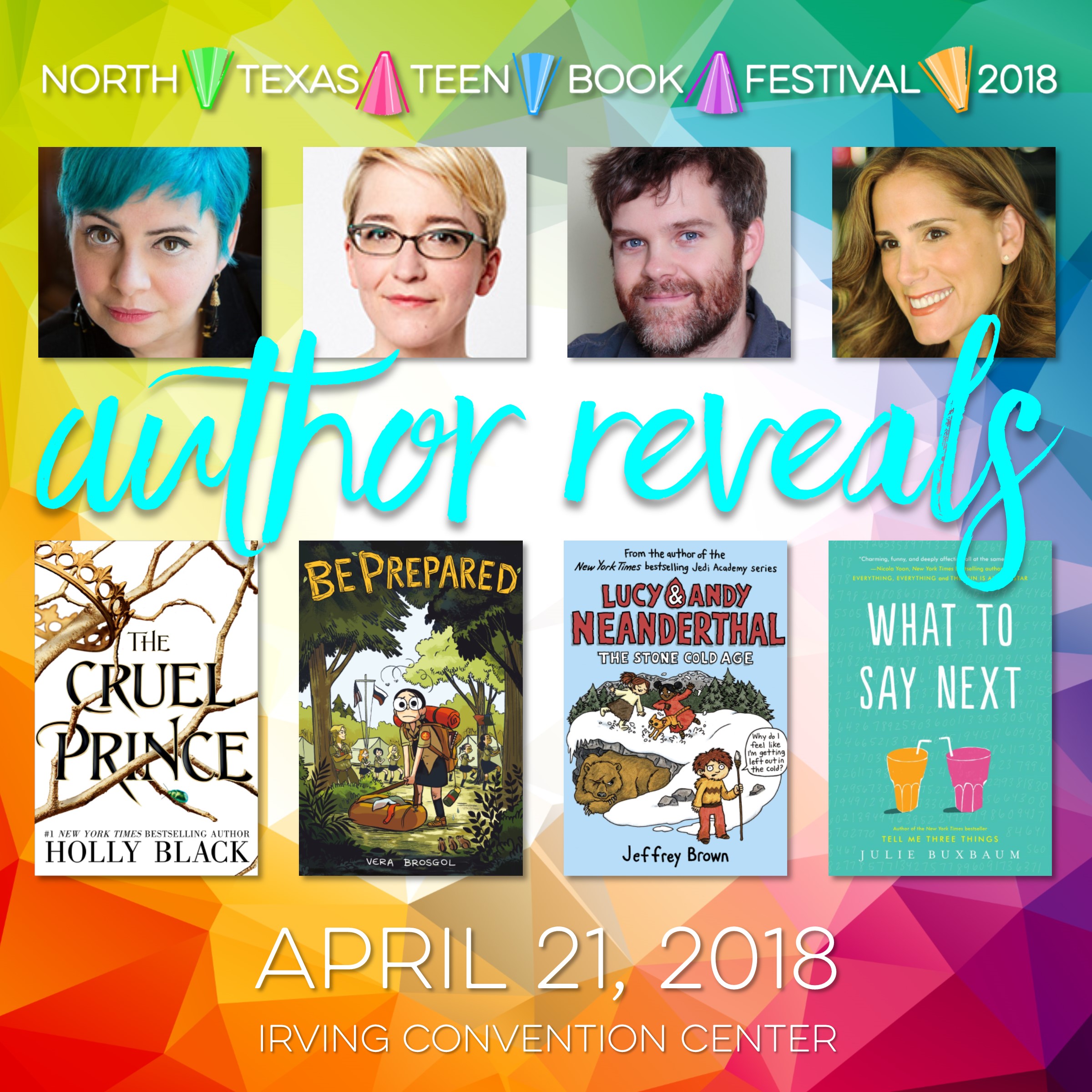 Author Reveals — The North Texas Teen Book Festival