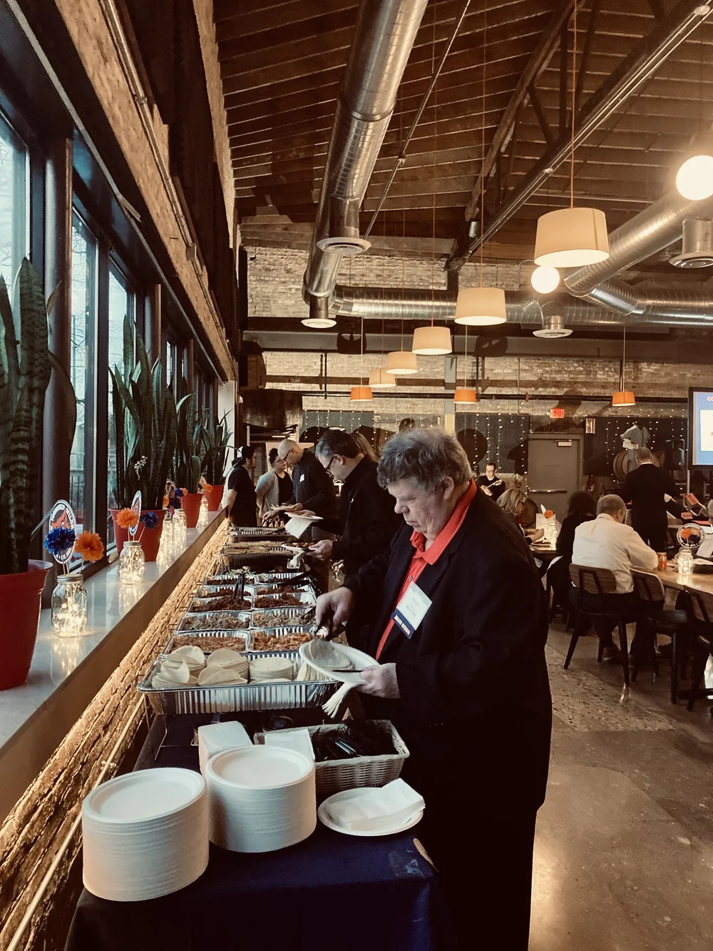Facebook Headquarters Cafeteria