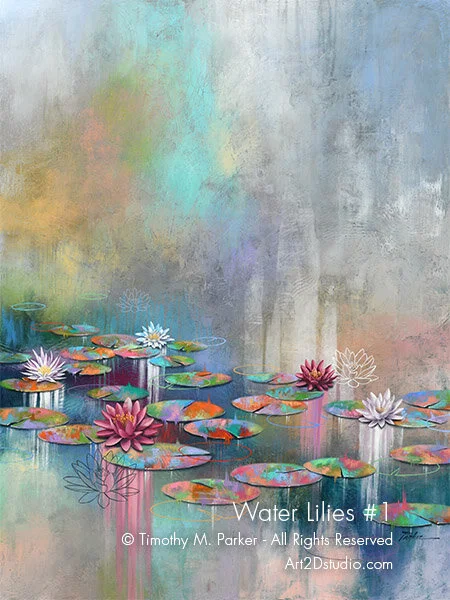 Abstract Water Drawings