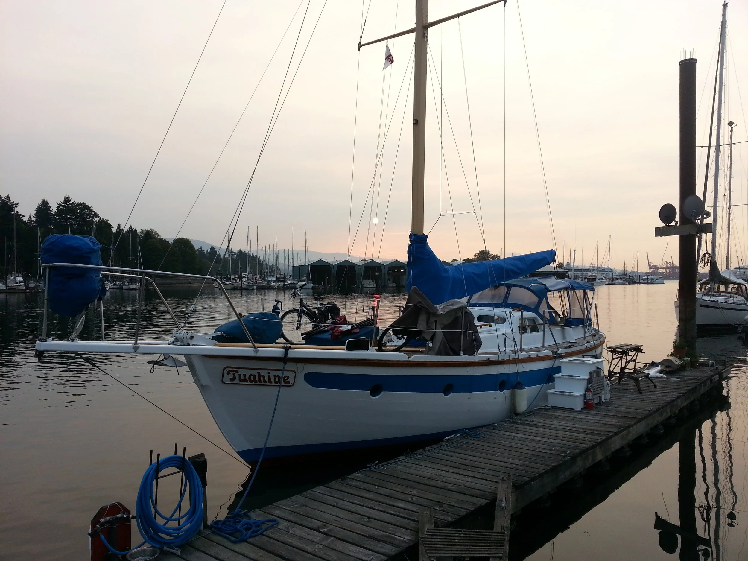 SV Tuahine SOLD — Abernethy and Gaudin Boatbuilders Ltd.