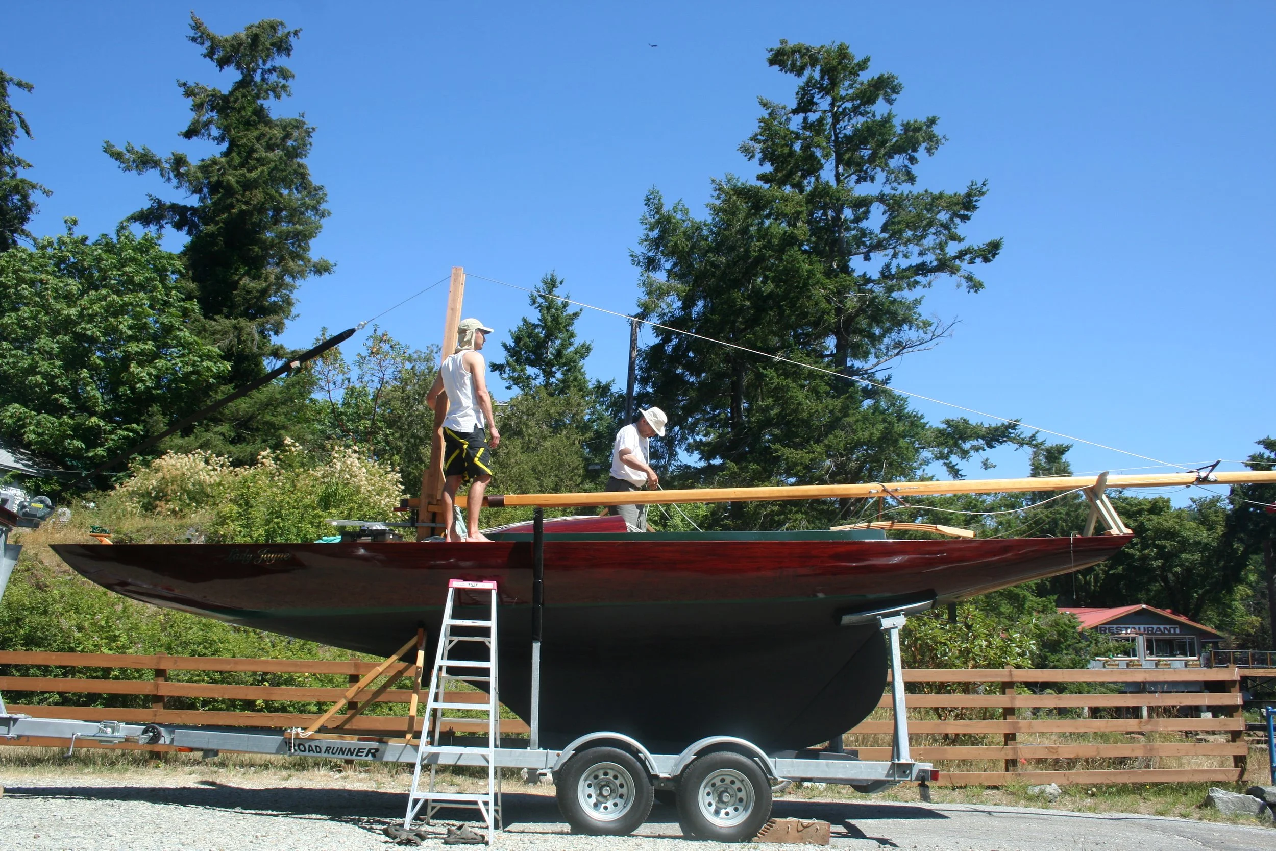 Dragon Sloop — Abernethy and Gaudin Boatbuilders Ltd.
