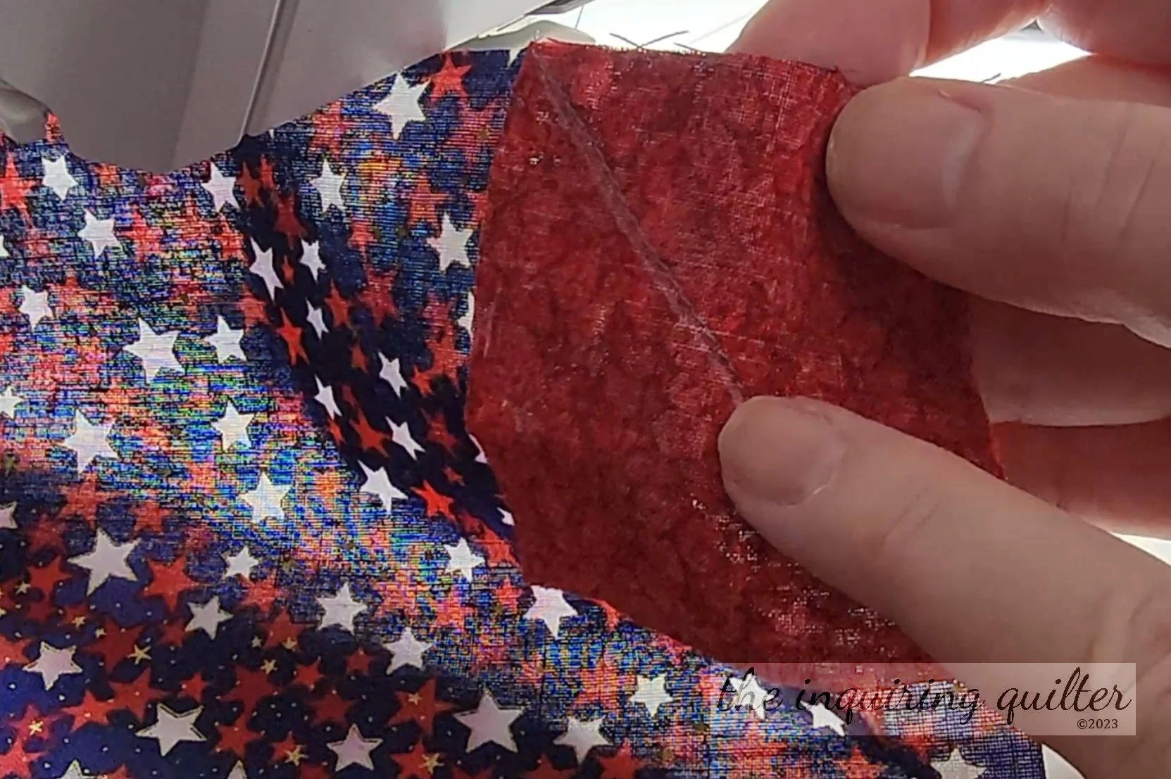 Patriot Quilt Along - Snowball Blocks — The Inquiring Quilter