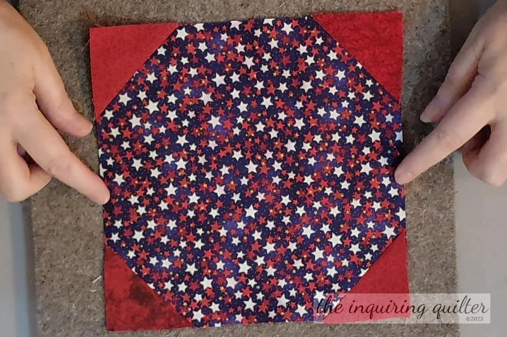 Patriot Quilt Along - Snowball Blocks — The Inquiring Quilter