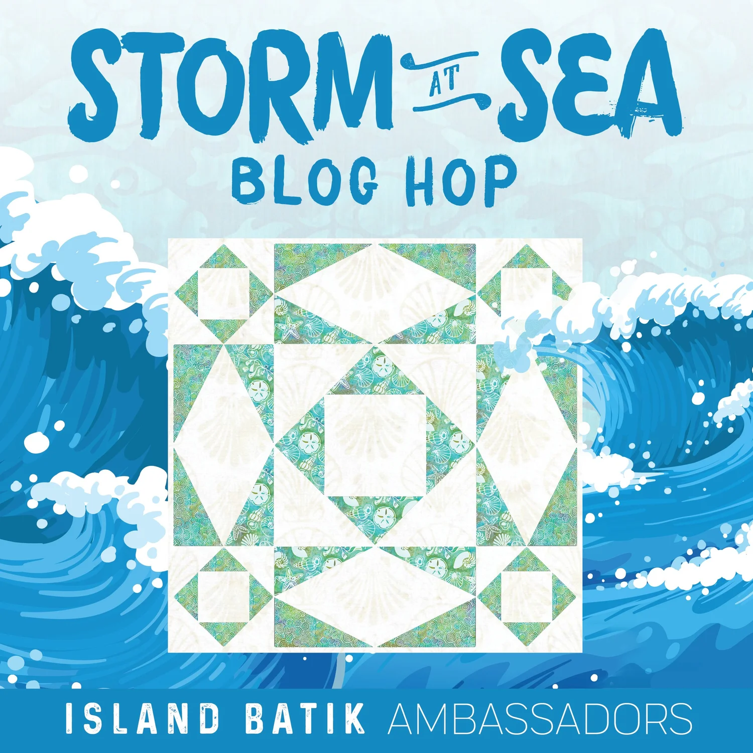 My Day on the Island Batik Storm at Sea Blog Hop — The Inquiring Quilter