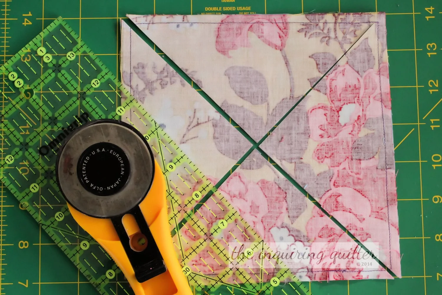 Easy Half-Square Triangles: Four at a Time — The Inquiring Quilter