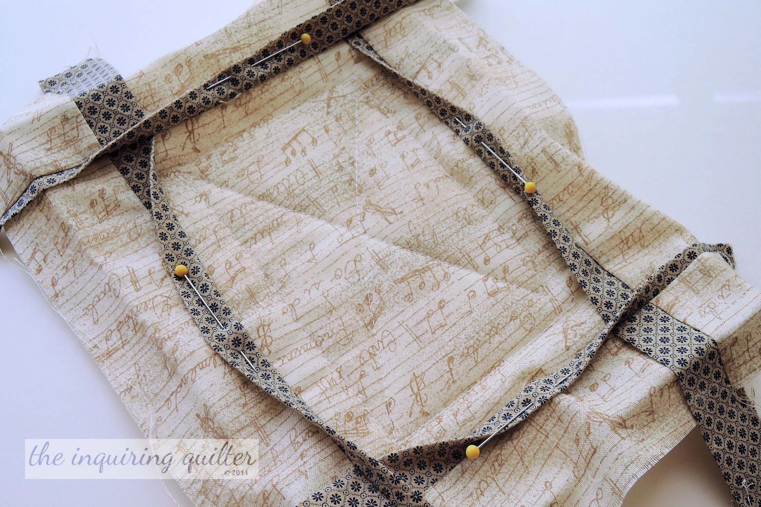 Day Three: Funky Fabric Photo Frame — The Inquiring Quilter
