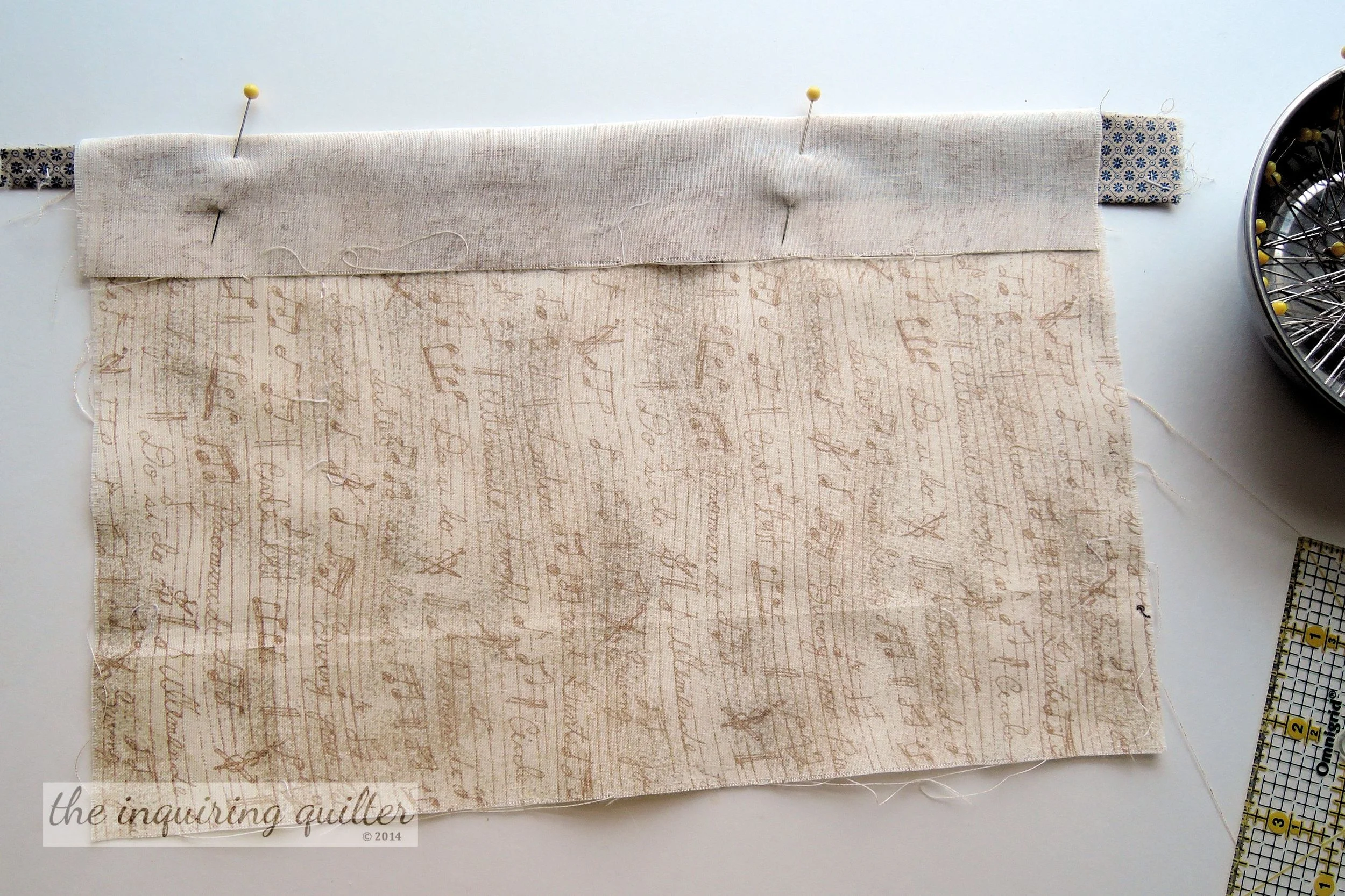 Day Three: Funky Fabric Photo Frame — The Inquiring Quilter